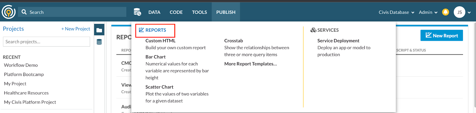 Reports on Civis Platform – Civis Analytics